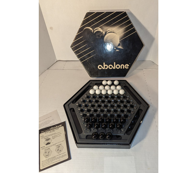 Abalone Game Corp. | Games | Vintage 99 Abalone Strategy Marble Game 2 Players Made In France ...